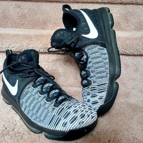 Nike | Shoes | Nike Kd 9 Oreo Shoes For Men Size 2 | Poshmark